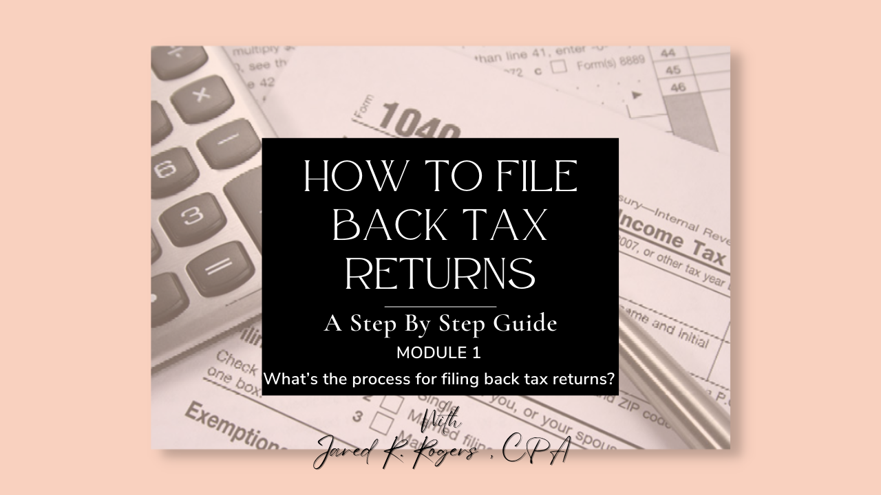 How to File Back Tax Returns? - Make My Money Make Sense Where we help ...